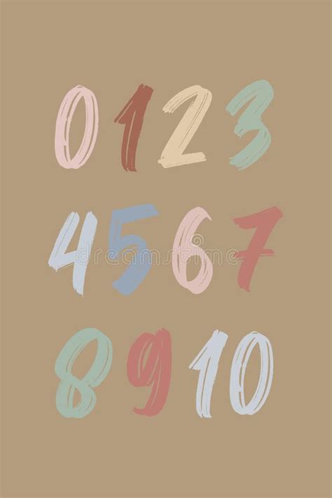 Numbers Poster Printable Educational Wall Art Homeschool Decoration