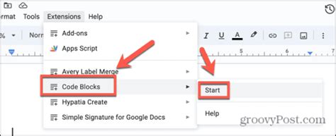 How To Insert A Code Block In Google Docs