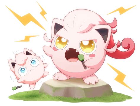 Jigglypuff And Scream Tail Pokemon Drawn By Monaka Hc Pkmn Danbooru