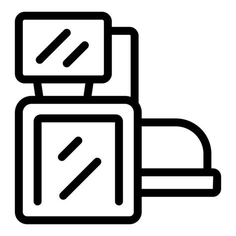 Line Drawing Of Airport Security Body Scanner Detecting Dangerous And Illegal Items 47048886
