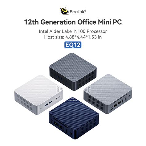 Beelink Mini S12 Pro Mini Pc Intel N100 Mini Pc Windows 11 Eq12 Intel