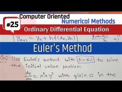 eulers method the numerical methods guy