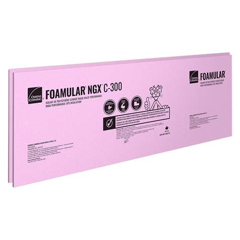 Owens Corning Foamular Ngx C 300 Xps Rigid Foam Insulation Board 2
