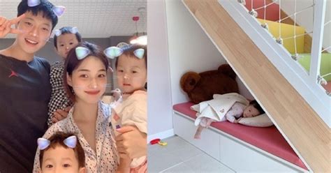 최민환♥ 율희 새 집이 얼마나 넓길래 해리포터 다락방에 누운 쌍둥이