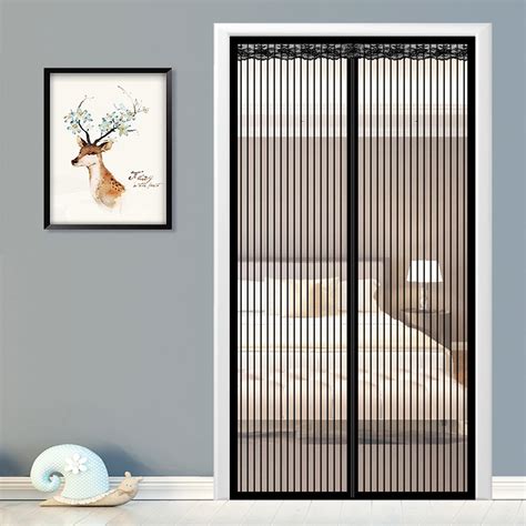 Kuber Industries Magnetic Mosquito Curtain Insects Door Balcony