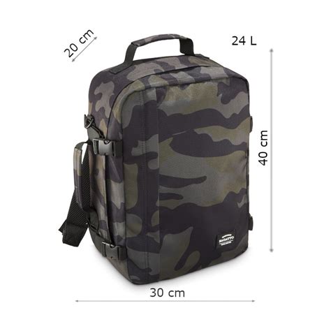 Раница за пътуване със самолет Zagatto Камуфлажен модел Мултифункционална Съвместима с Wizz