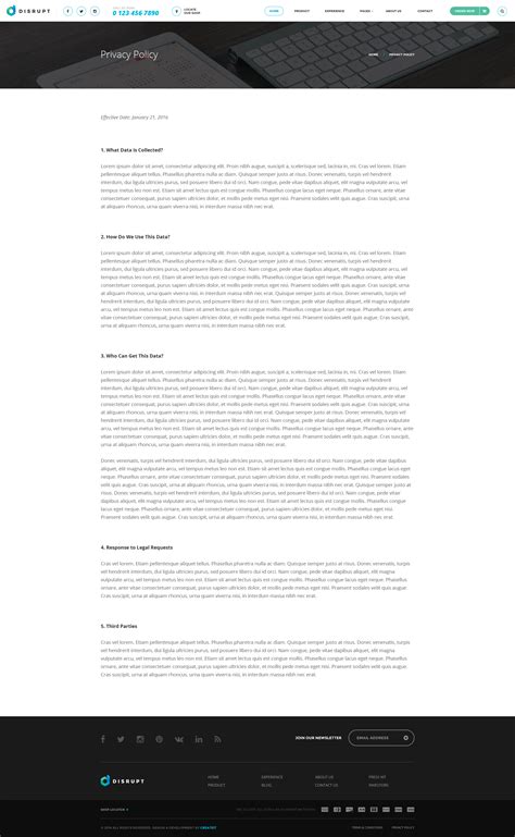 Disrupt Single Product E Commerce HTML Template By ThemePlayers ThemeForest