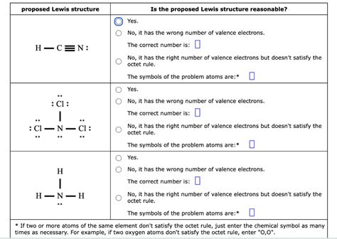 Solved Decide Whether These Proposed Lewis Structures Chegg