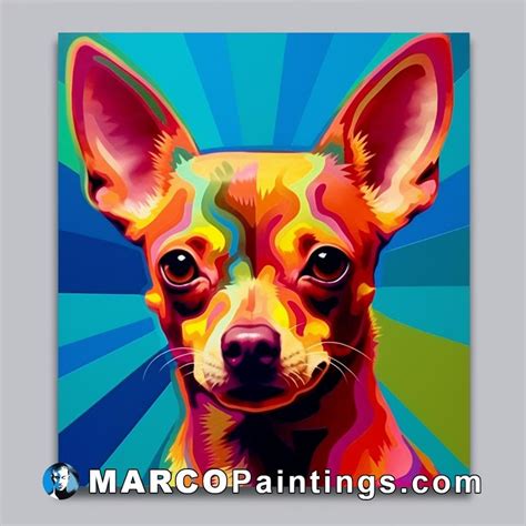 Chihuahua Painting Images Pop Art 4k Pictures