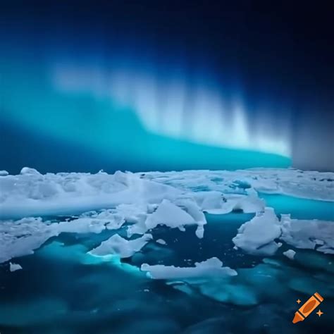 Turbulent Ocean With Ice Interaction On Craiyon