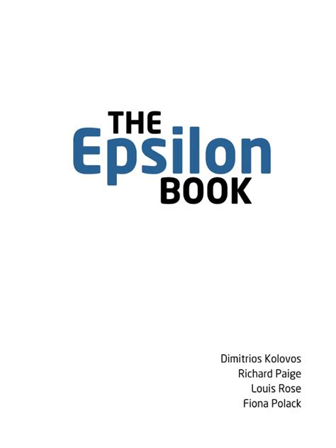 Epsilon Book Pdf Method Computer Programming Object Computer