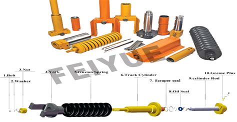 Track Adjuster Assy Track Adjuster Recoil Spring Track Adjuster Cylinder