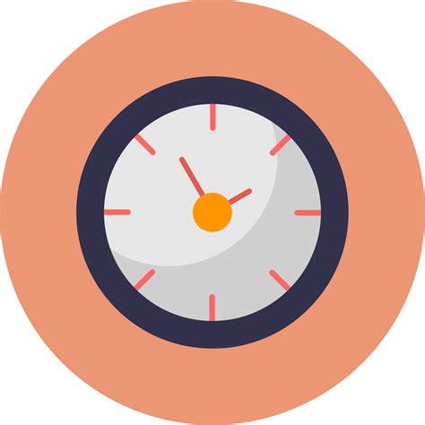 Time Flat Circle Icon 37438485 Vector Art At Vecteezy