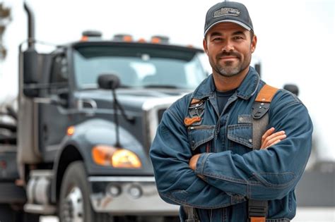 Premium Photo Vehicle Recovery Professional Pose