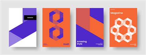 Desain Brosur Abstrak Template Latar Belakang Kreatif Tata Letak Banner