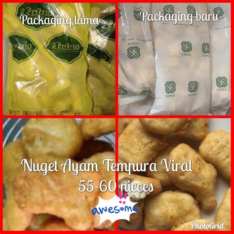Nugget Tempura Ayam Viral Food And Drinks Chilled And Frozen Food On