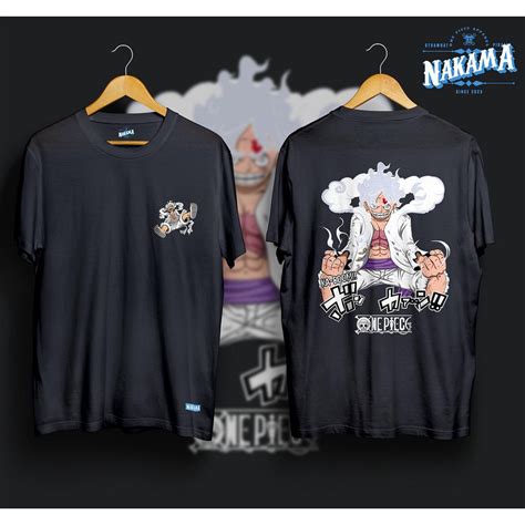 NAKAMA CLOTHING ONEPIECE LUFFY GEAR 5 KA BOOM GRAPHIC COTTON TSHIRT FOR