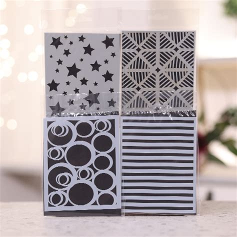 Htcn 100362 Htcn Glitzcraft Background Stencil Bundle 250222l