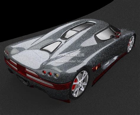 Blender 科尼赛克ccxr跑车3d模型素材资源免费下载 Blender3d模型库