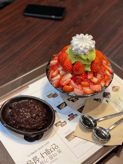 부산 청사포 카페 설빙 생딸기트리빙수 후기 네이버 블로그