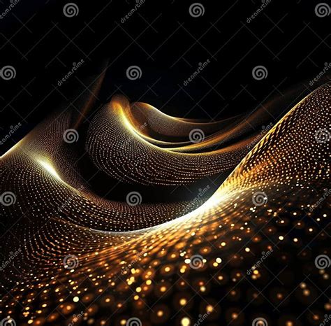 Texture Of Futuristic Bio Material On Black Background Depth Of Field
