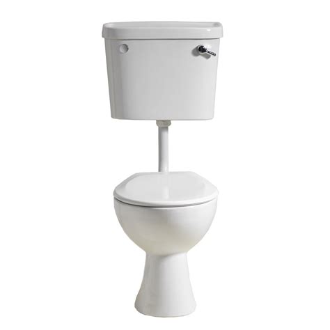Ebony Low Level Lever WC Including Soft Close Seat Qualitex