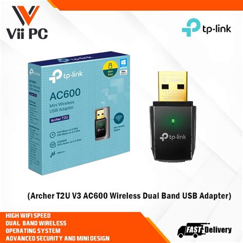 TP LINK Archer T2U AC600 5GHz 2 4GHz Mini Wireless Dual Band USB Wifi Adapter For Desktop