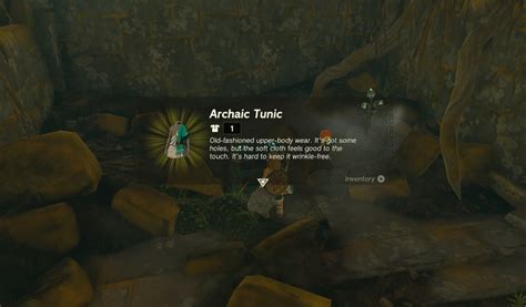 Zelda Tears Of The Kingdom Archaic Tunic Location Nintendo Insider