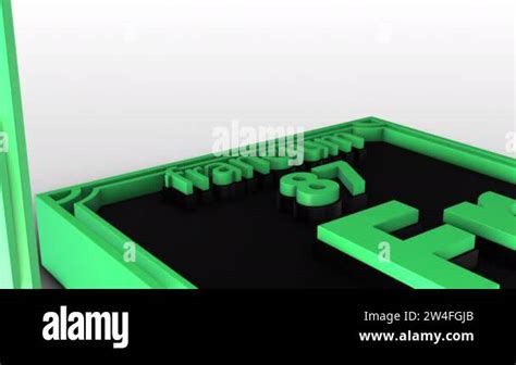 Periodic Table Of Elements Francium Fr 3d Animation Model On A