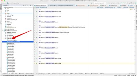Spring Boot What Is The Saved File Location Of Generated Requests