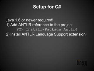 Binary Studio Academy Pro Antlr Course By Alexander Vasiltsov Lesson