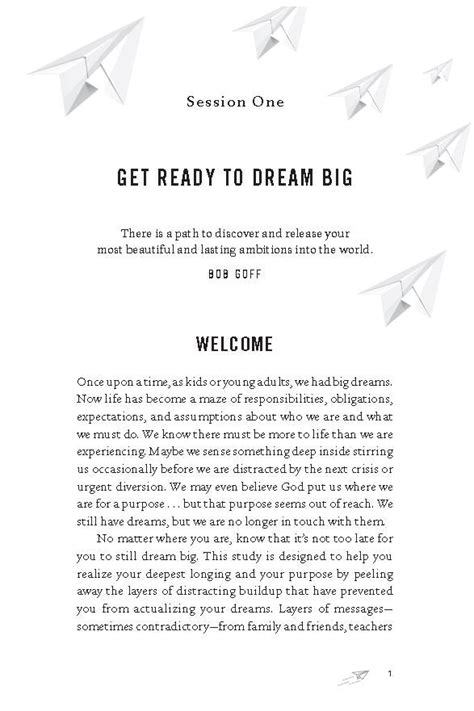 Dream Big Bible Study Guide By Bob Goff Churchsource