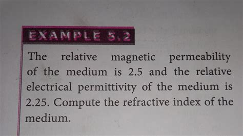 12th Physics Chapter 5 Electromagnetic Waves Example 5 2 In Tamil Youtube
