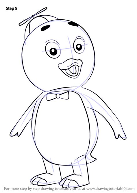Learn How To Draw Pablo From The Backyardigans The Backyardigans Step By Step Drawing Tutorials