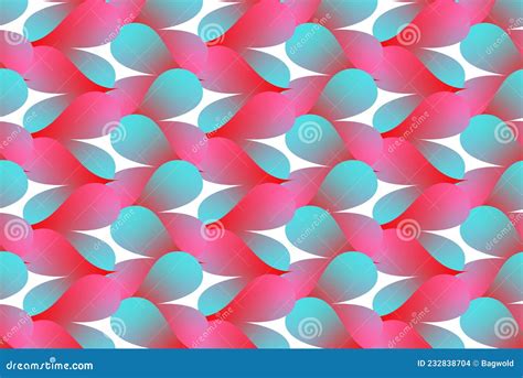 Blue And Pink Random Seamless Vector Pattern Stock Vector