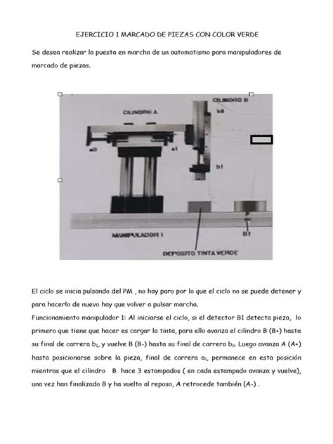 Ejercicios Para Practicar El Grafcet Pdf