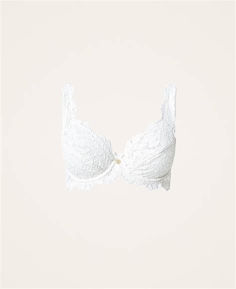 Sujetador De Encaje Con Aros Mujer Blanco Twinset Milano