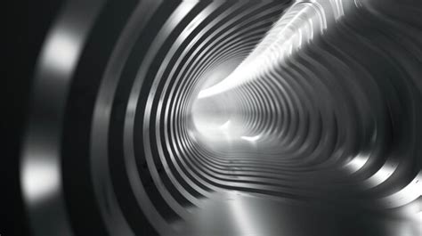 Premium Photo Gray Tunnel Abstract Background Or Screensaver Ai
