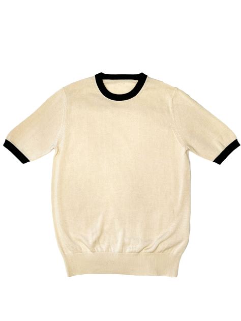 シルクブレンドアンサンブルニット F IVORY トップスanuans