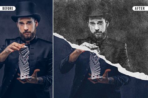 Torn Paper Effect Add Ons GraphicRiver