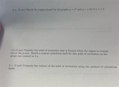 [solved] 3 A 2 Pts Sketch The Region Bound By The Graphs Y X2 And