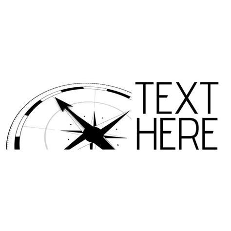 Minimalist Compass Template For Travel And Business Guidance From Pikwizard