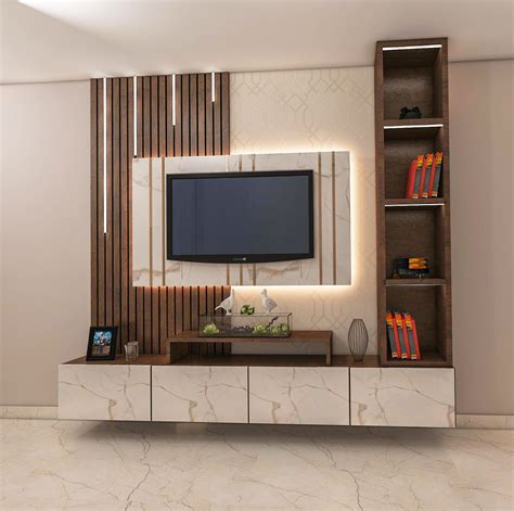 Modern Lobby Tv Unit Tv Unit Interior Design Wall Tv Unit Design Tv Cabinet Design Modern