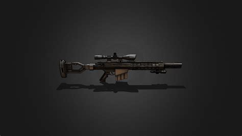 Gun 3d Model By Arpit Bodhe [597f432] Sketchfab