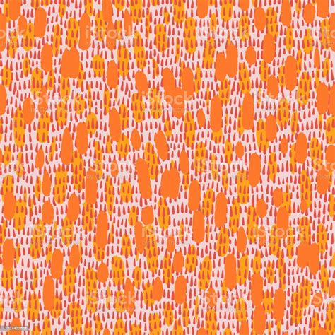 작은 브러시 스트로크 간단한 기하학적 요소 작은 화려한 그린 길쭉한 타원형 모양 파선 질감 미니멀 한 스타일의 추상 원활한 패턴과 트렌디 한 평면 그림 패턴에 대한 스톡