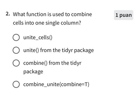 Solved What Function Is Used To Combine1 ﻿puancells Into One