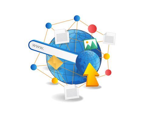 Search Engine Optimization Concept With Globe And Icons Vector