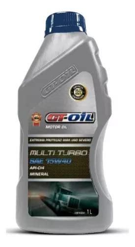 Aceite Lubrificante Motor Sae W Ci Multi Turbo Gt Oil L Mercadolibre
