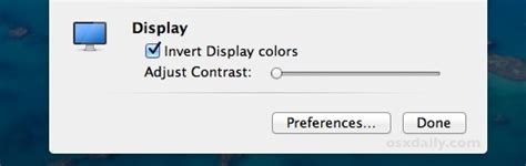 How To Invert The Mac Screen Colors In Mac OS X