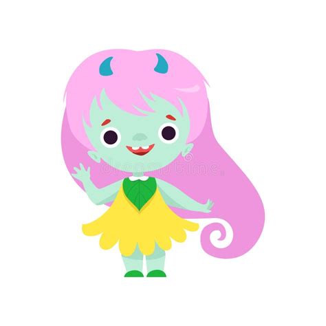 Horned Girl Taurusblack And White Taurus Girl With Horns Stock Vector